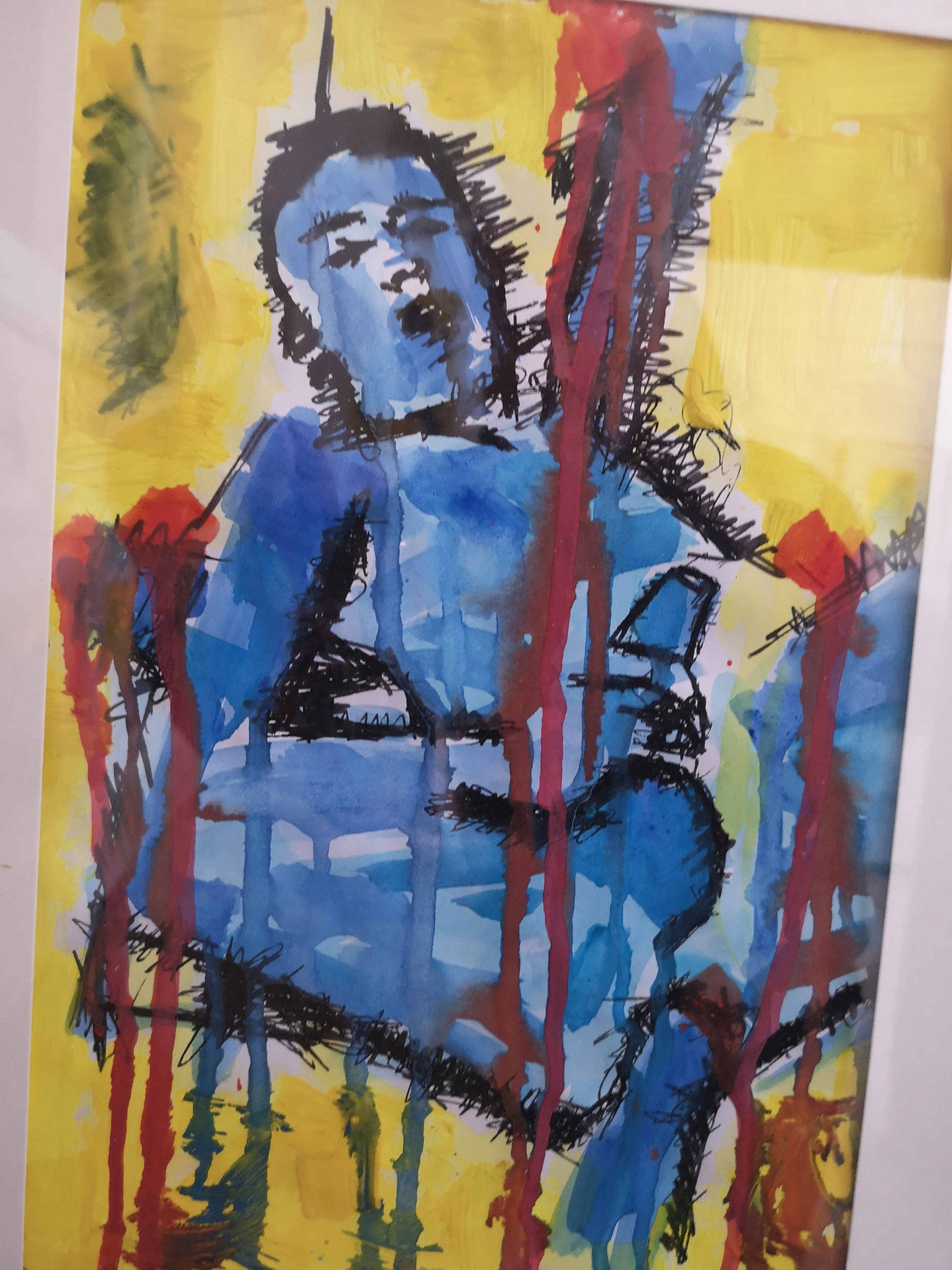 Blood Scream, MIR_23_38 Piece, Gay Art, Gayart, Fist, Prideart, Pride ...