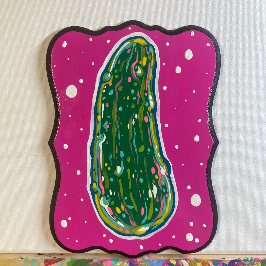 Pickle Painting Hand Paint - Etsy