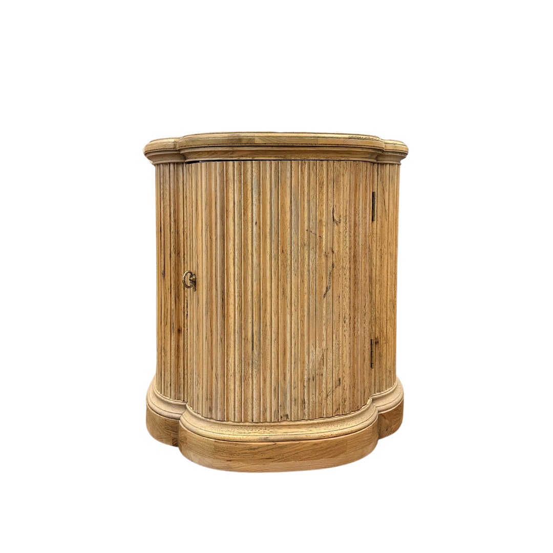 Vintage Drexel Heritage Fluted Reeded Wood Accent End Side Table - Etsy