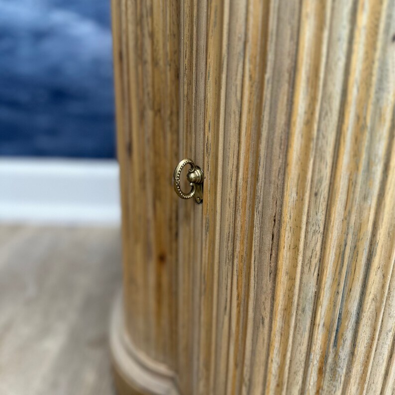 Vintage Drexel Heritage Fluted Reeded Wood Accent End Side Table - Etsy