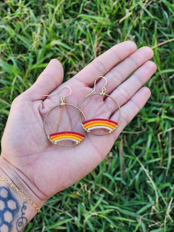 Fun hoop earrings store