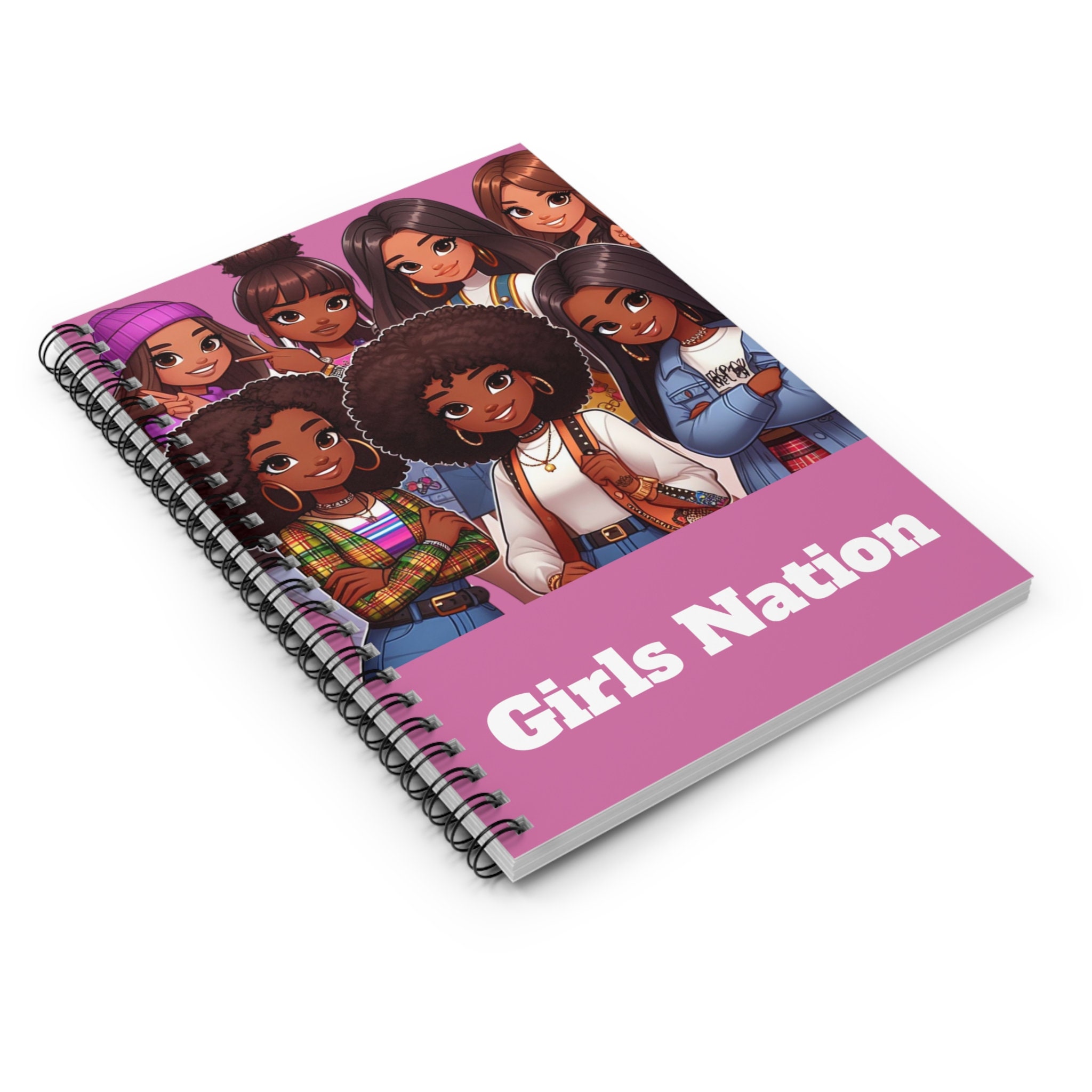 Girls Rule Spiral Notebook for Teen Girls - Notebook for School ...