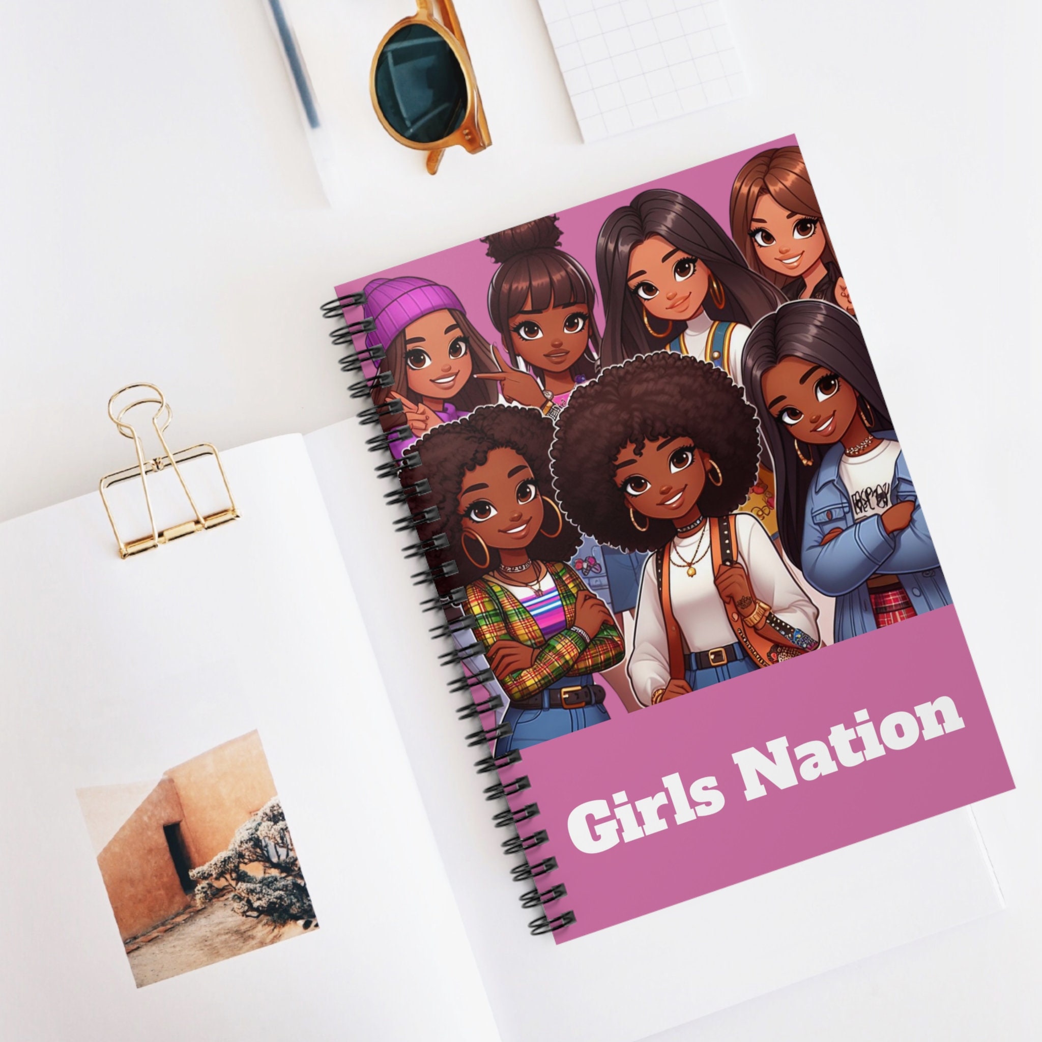 Girls Rule Spiral Notebook for Teen Girls - Notebook for School ...