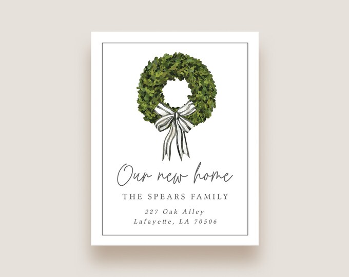 Moving Announcement, Moving Card, Change of Address Card, We're Moving ...