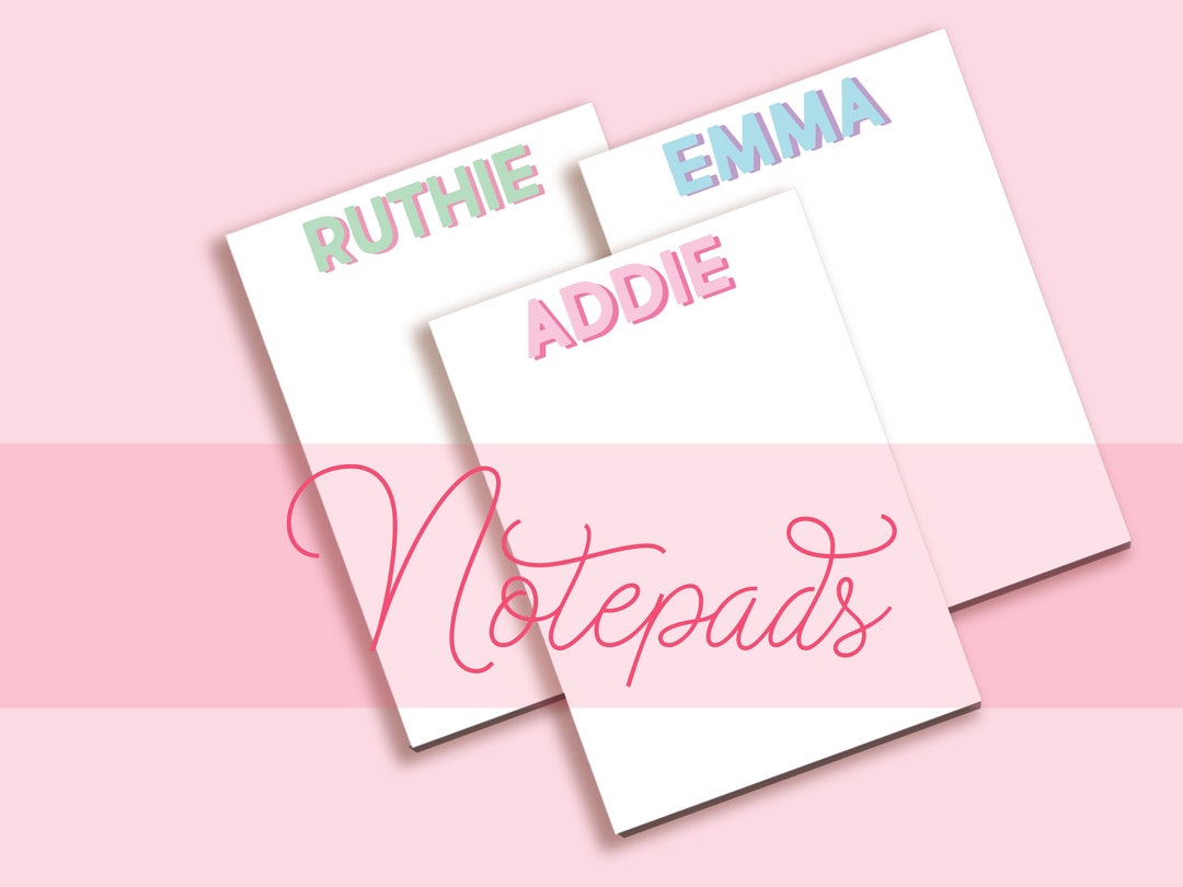 Personalized Notepad: 5x7. Custom Notepad Writing Pad Notepad for ...