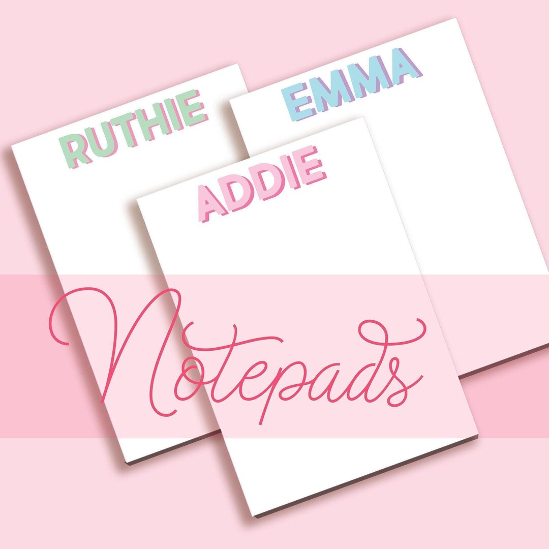 Personalized Notepad: 5x7. Custom Notepad Writing Pad Notepad for ...