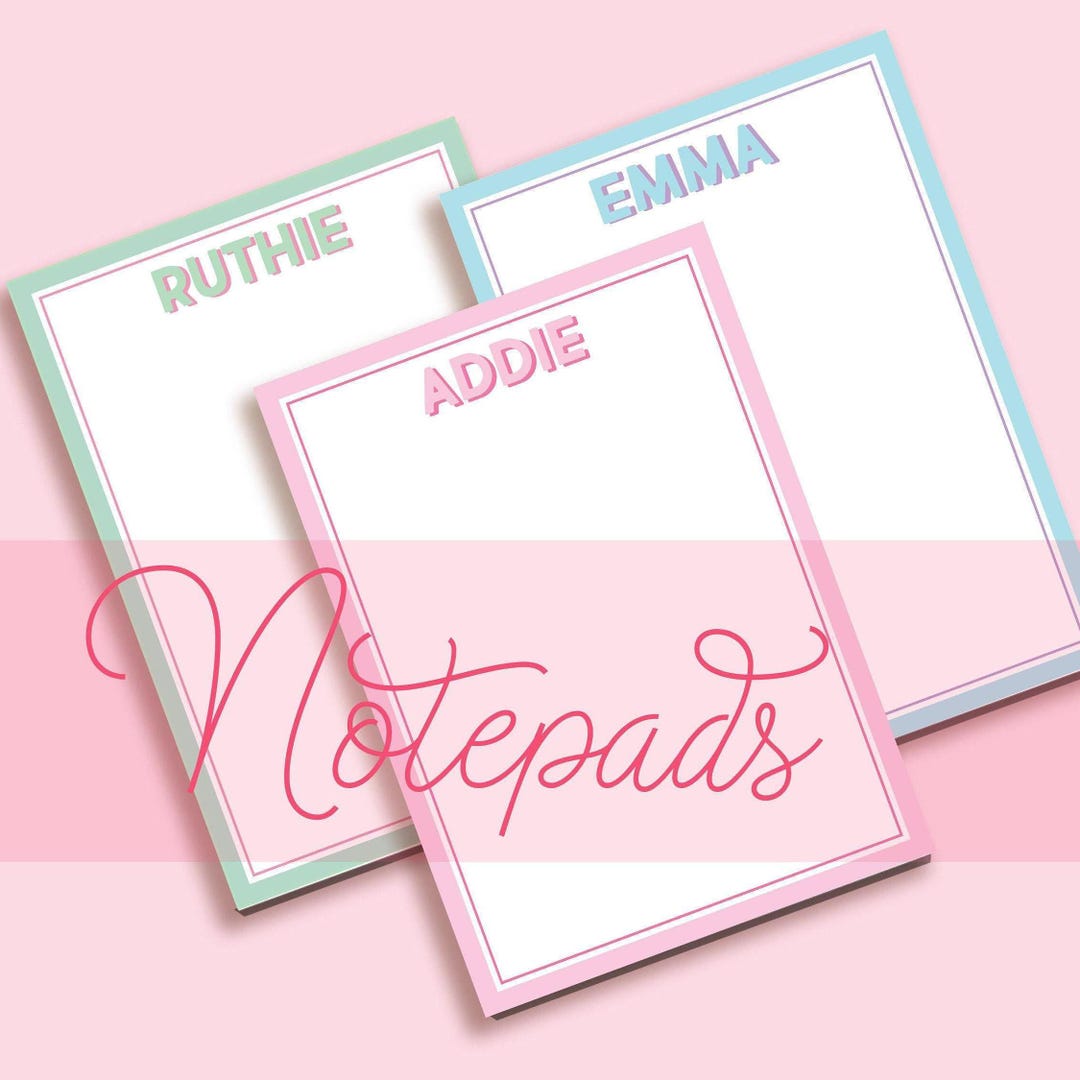 Personalized Notepad: 5x7. Custom Notepad Writing Pad Notepad for ...