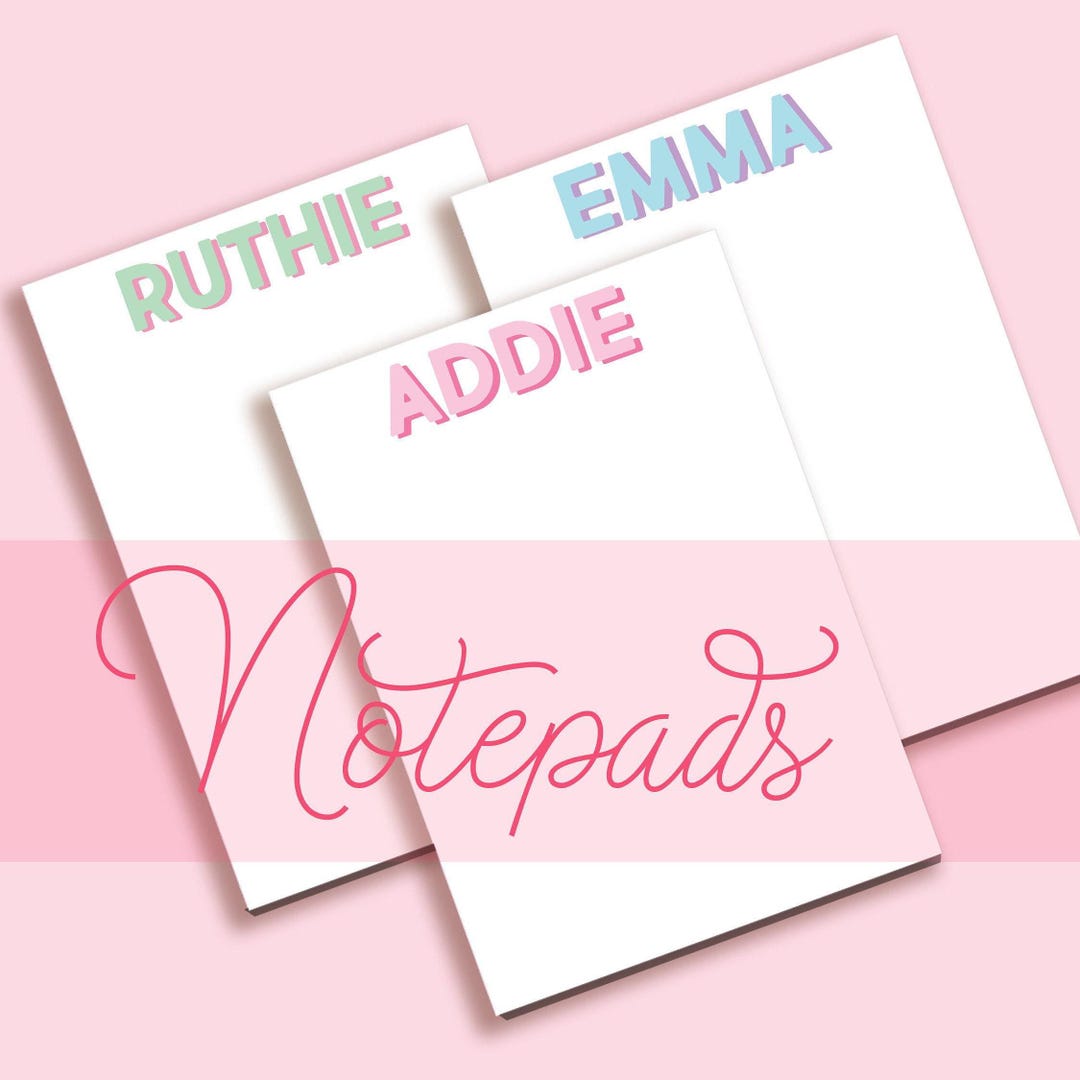 Personalized Notepad: 5x7. Custom Notepad Writing Pad Notepad for ...