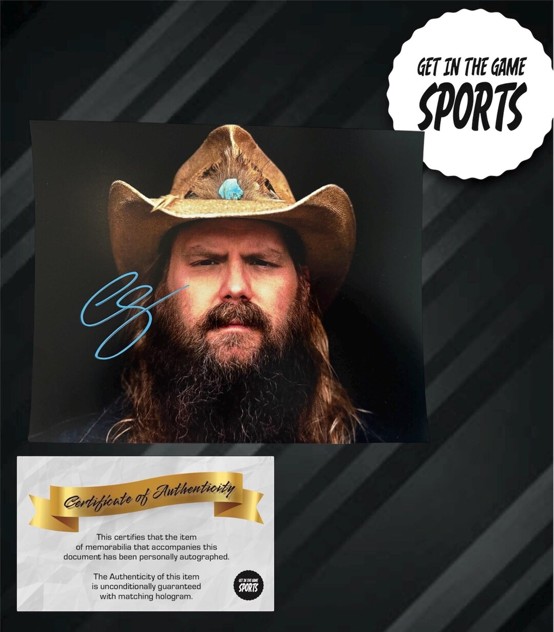 Chris Stapleton Signed 8x10 Photo - Etsy