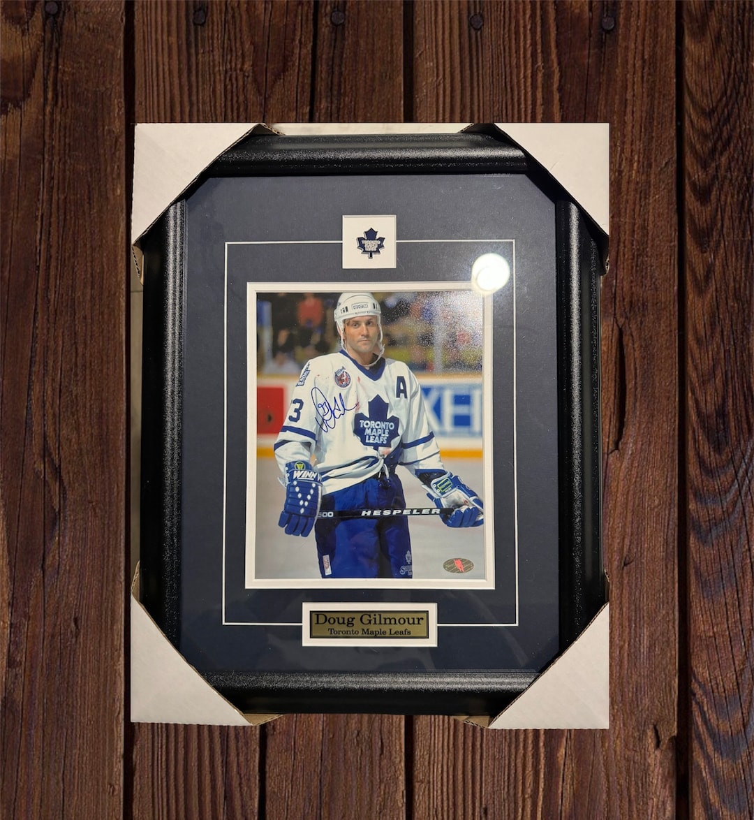 Doug Gilmour Signed & Framed 8x10 Photo - Etsy