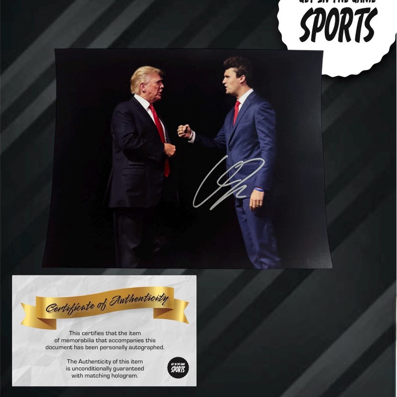 Charlie Kirk Autograph - Etsy