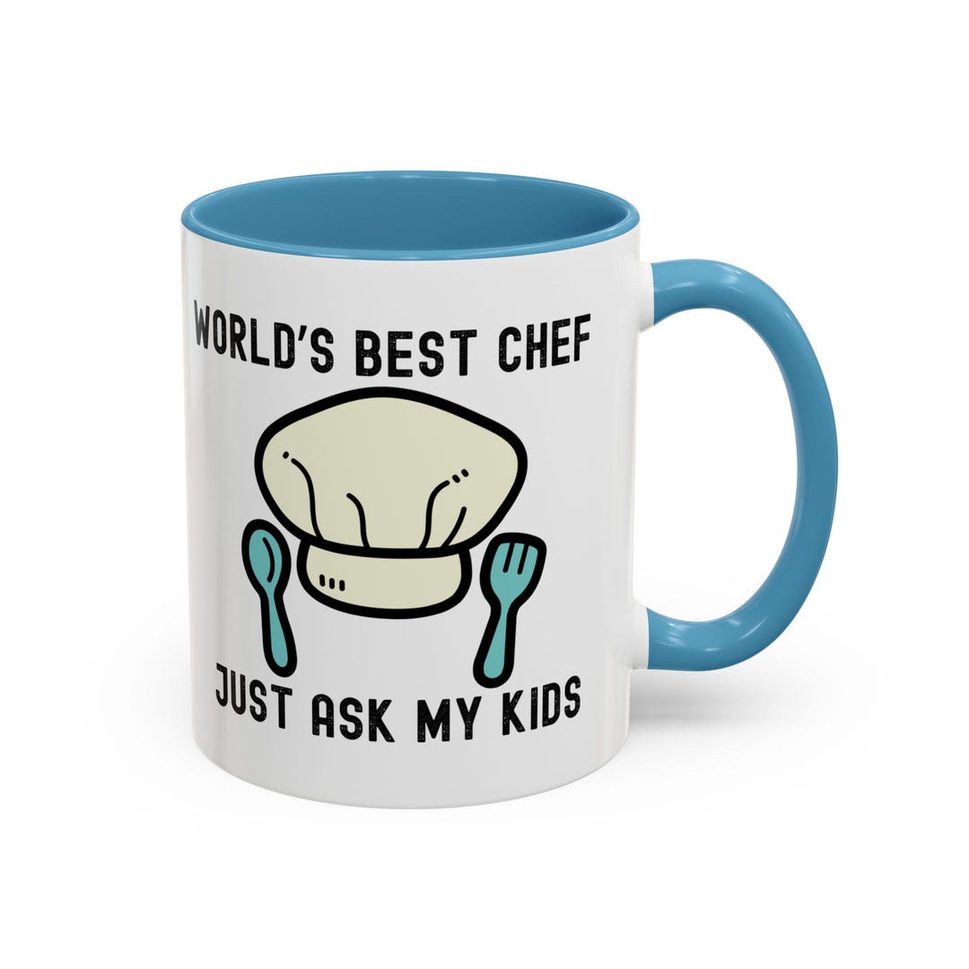 Worlds Best Chef Just Ask My Kids,mug, Funny Kitchen Decor, Best Chef ...