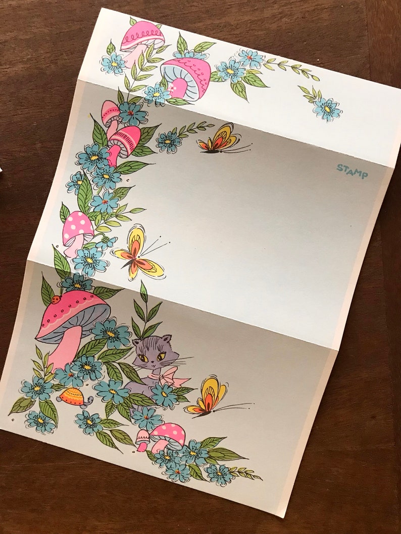 Cat Stationary Set, Snail Mail Kit, Happy Mail, Penpal, Unique Birthday ...