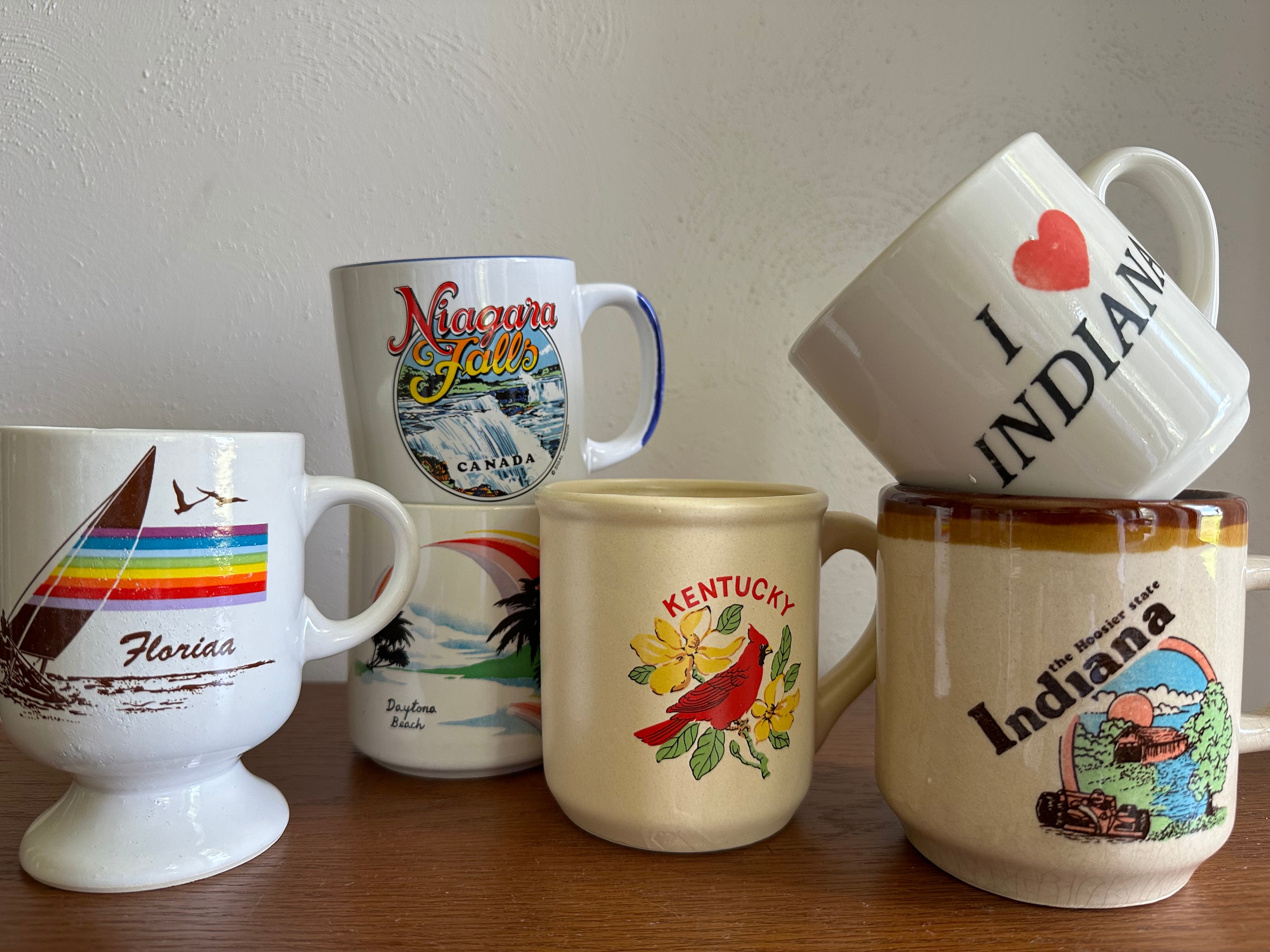 Vintage Souvenir Mug, Your Choice of Vintage State Coffee Mug Florida ...