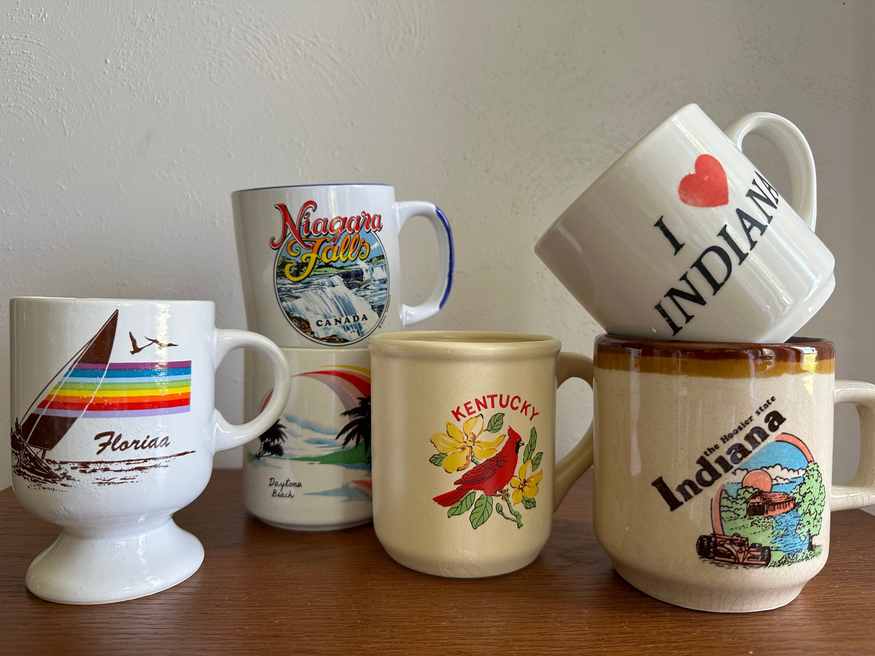 Vintage Souvenir Mug, Your Choice of Vintage State Coffee Mug Florida ...