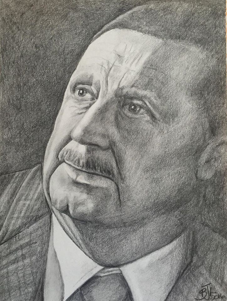 Custom Portrait Drawing From Old Photo Anniversary Gift Portrait of ...