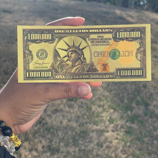 Million Dollar Bill - Etsy