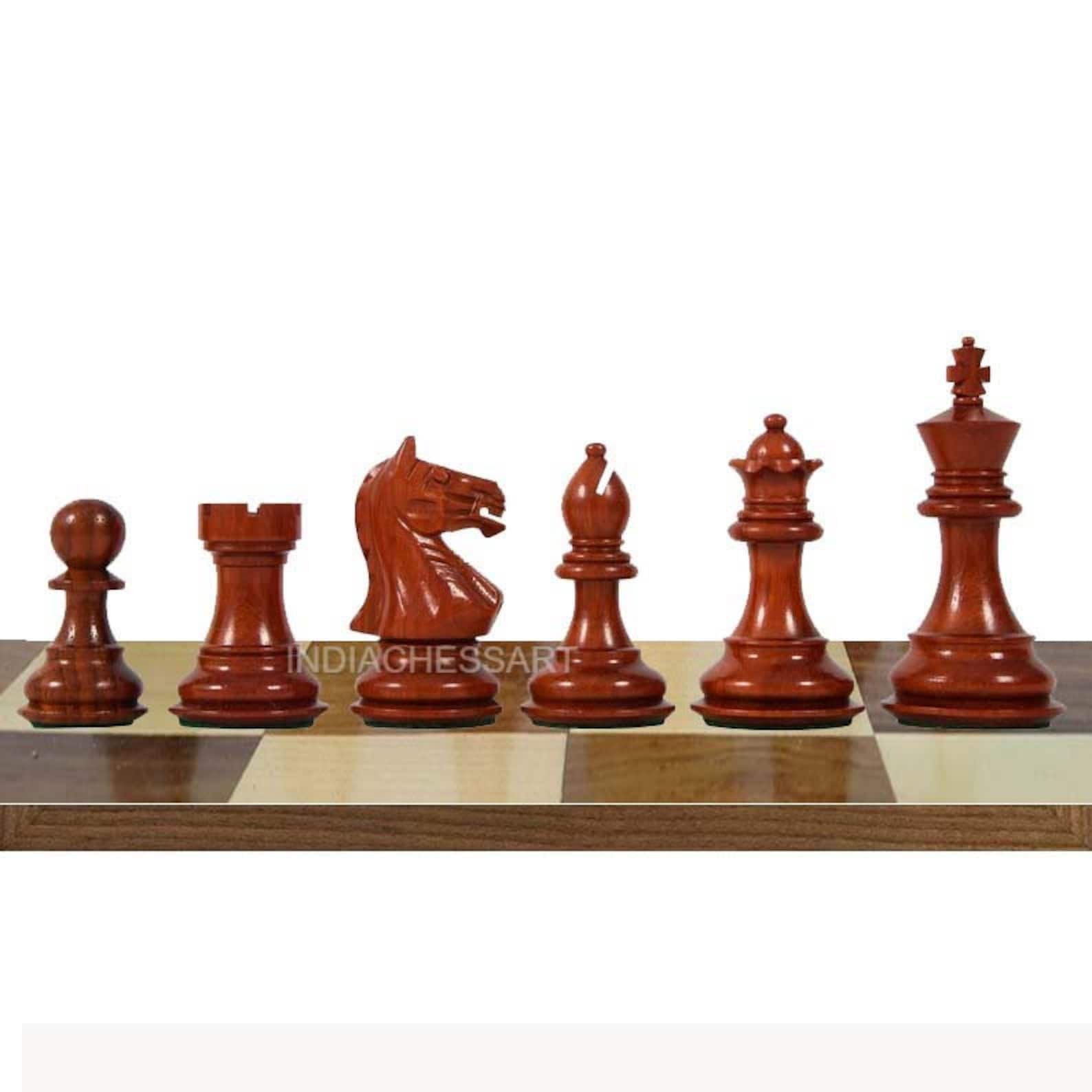 2.6/ 4 Wooden Fierce Knight Chess Pieces - Etsy