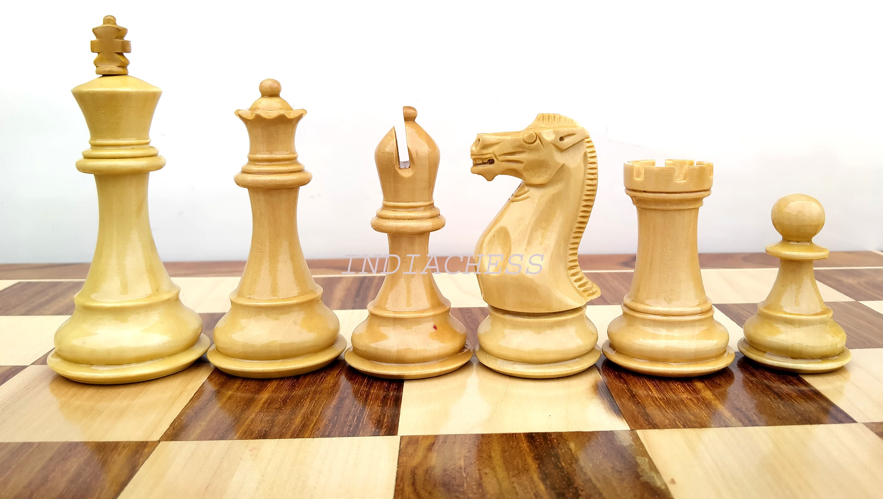 INDIACHESSART 4'' Professional Chess Pieces Only Set - Etsy