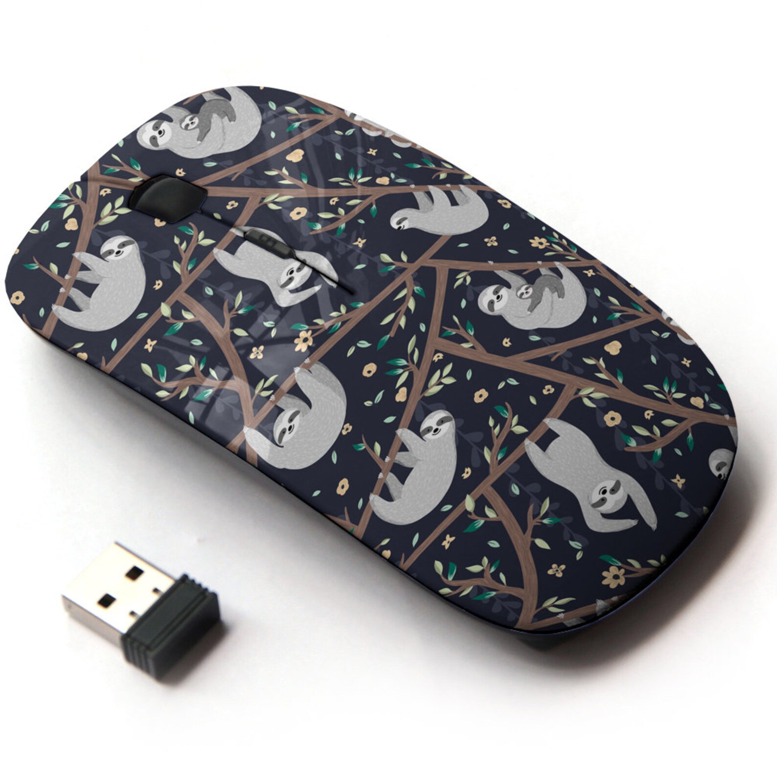 Cute Baby Sloths Pattern Wireless Mouse 2.4G Portable - Etsy