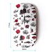 Japanese Miniatures on Print Pattern - Wireless Mouse, 2.4G Portable ...