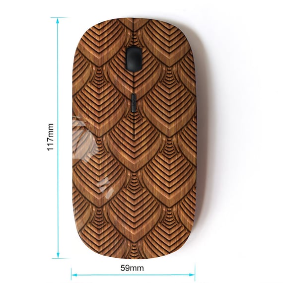 Wireless Wooden Mouse