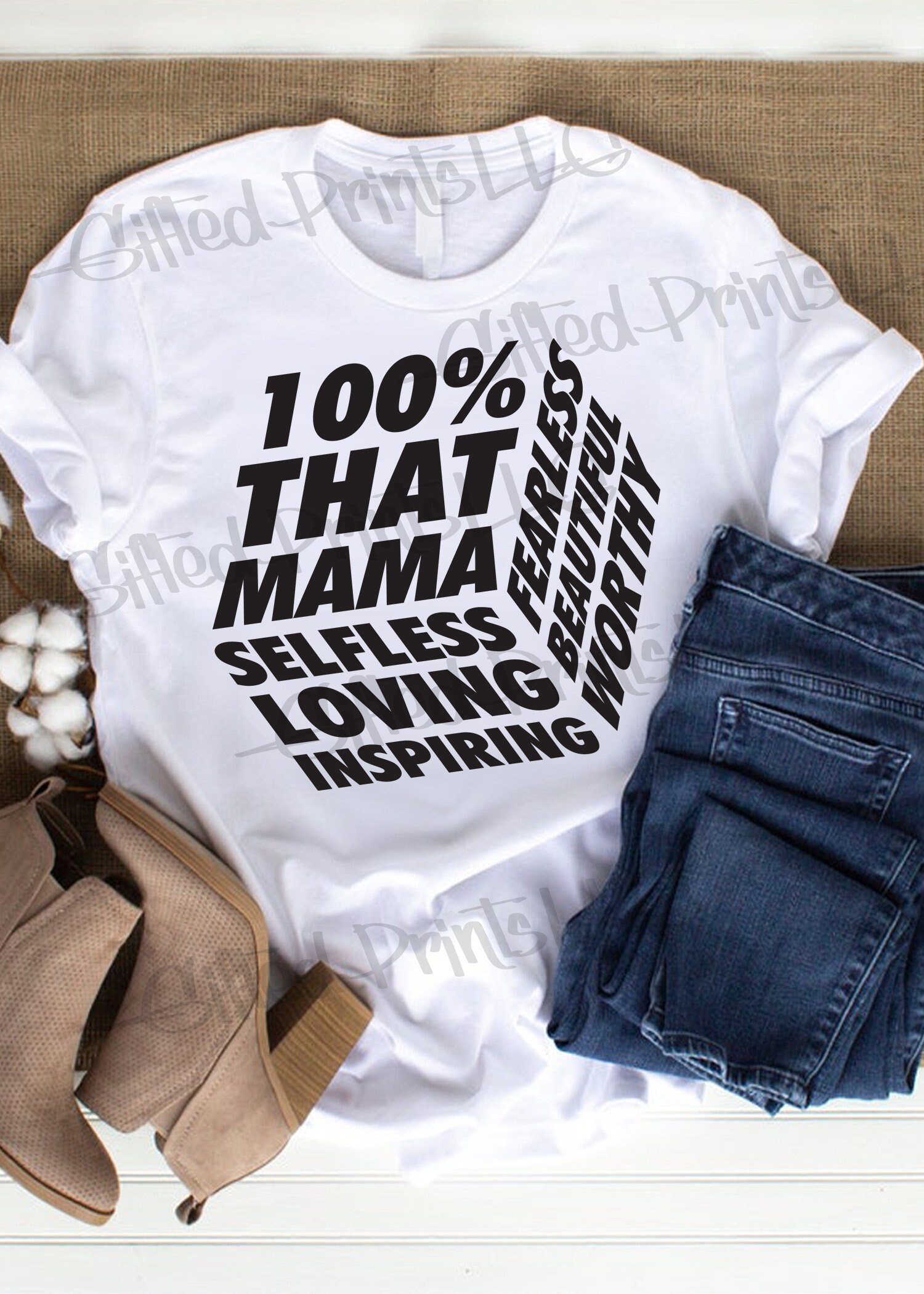 100% That Mama Cube Svg, Jpeg, Gif, PNG, Dope Mama, American Mother's ...