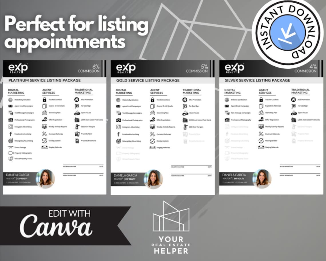 Listing Commission Sheet Templates, Real Estate Commission Sheets ...