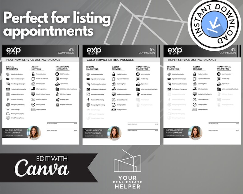 Listing Commission Sheet Templates, Real Estate Commission Sheets ...