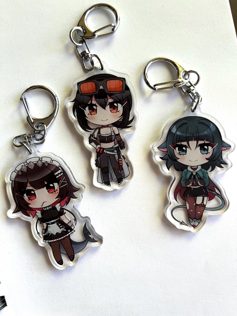 ZZZ Jane Doe, Ellen Joe, Grace Howard || Cute Clear Acrylic Keychain ...
