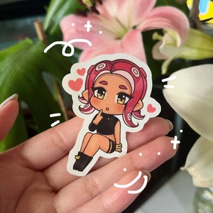 Splatoon2 Agent 3, 4, 8 | Cute Glossy Vinyl Stickers - Anime Fanart Die ...