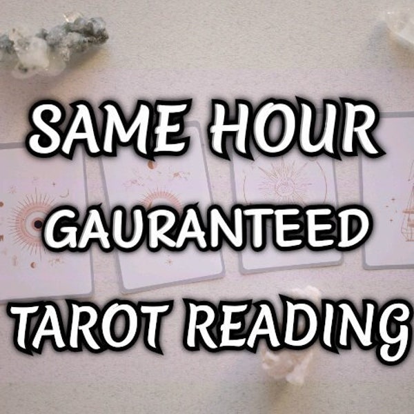 Tarot Reading Same Hour Tarot Reading Same Day Etsy
