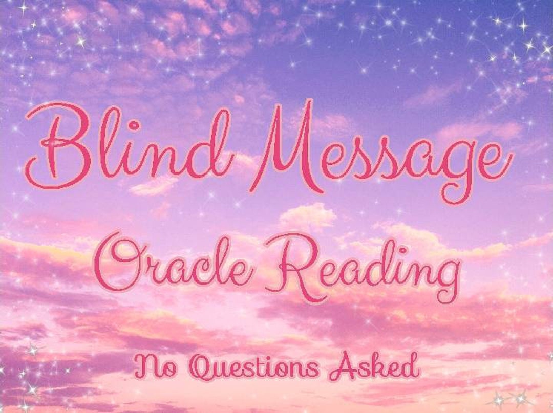 Blind Reading, Same Hour, Fast Reading, Psychic Intuitive, Oracle ...
