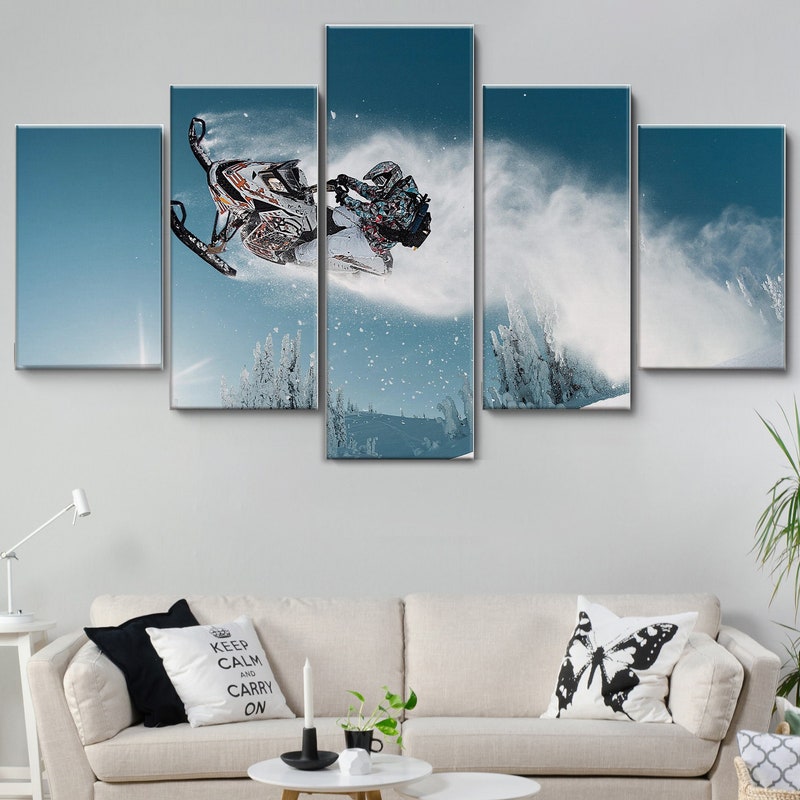Snowmobile Wall Art - Etsy