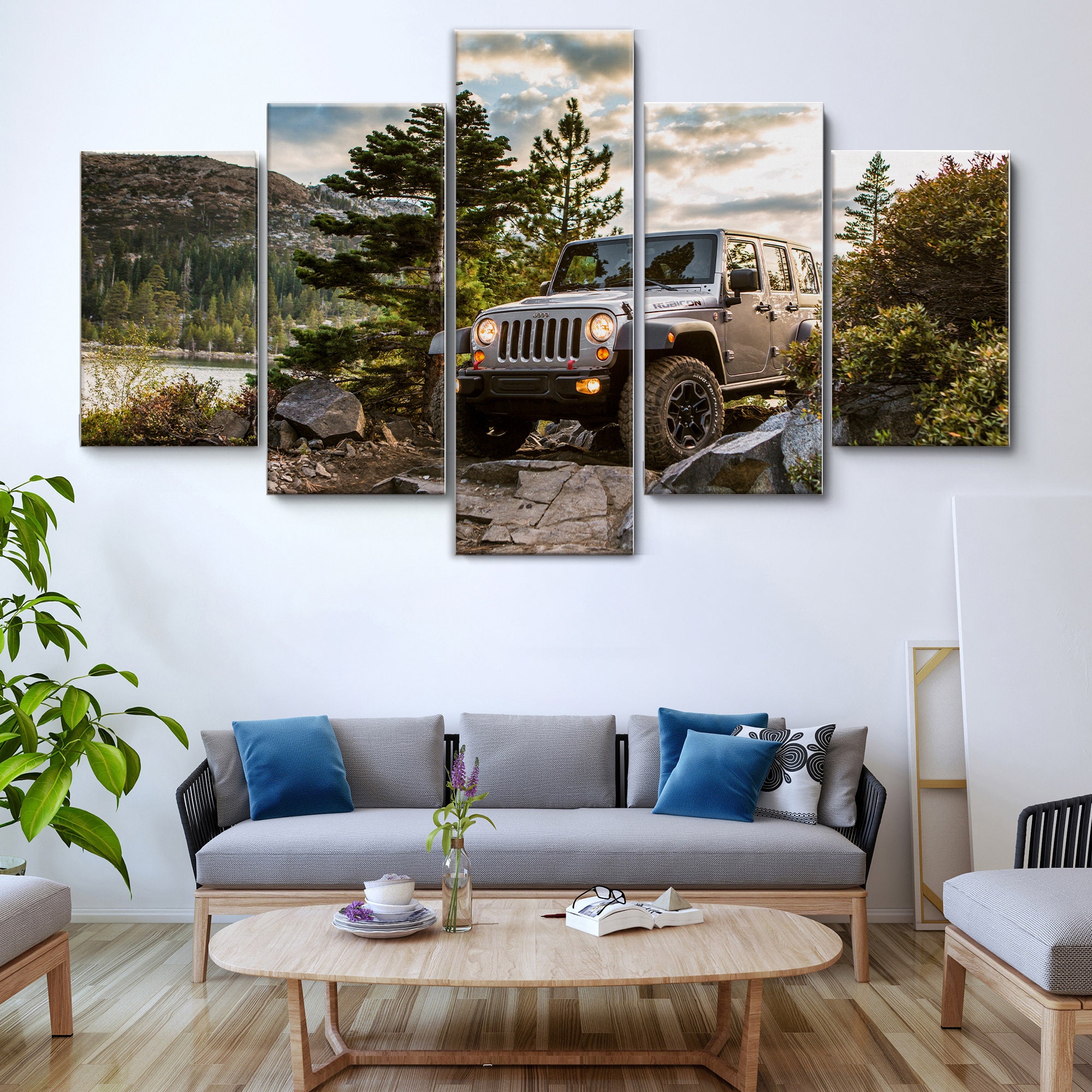 Abstract Jeep Wrangler