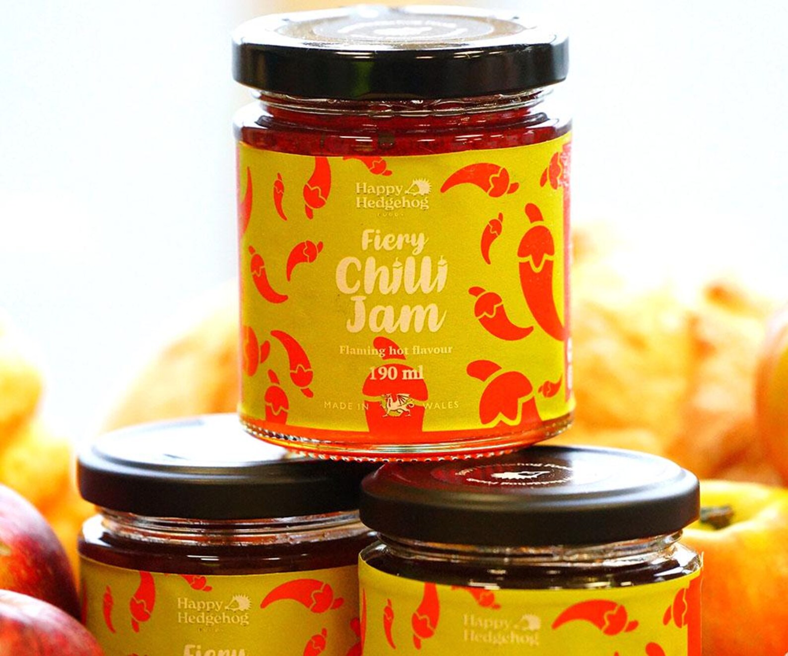 Welsh SWEET CHILLI JAM Perfect for All Chilli Lovers- 2 per Pack ...