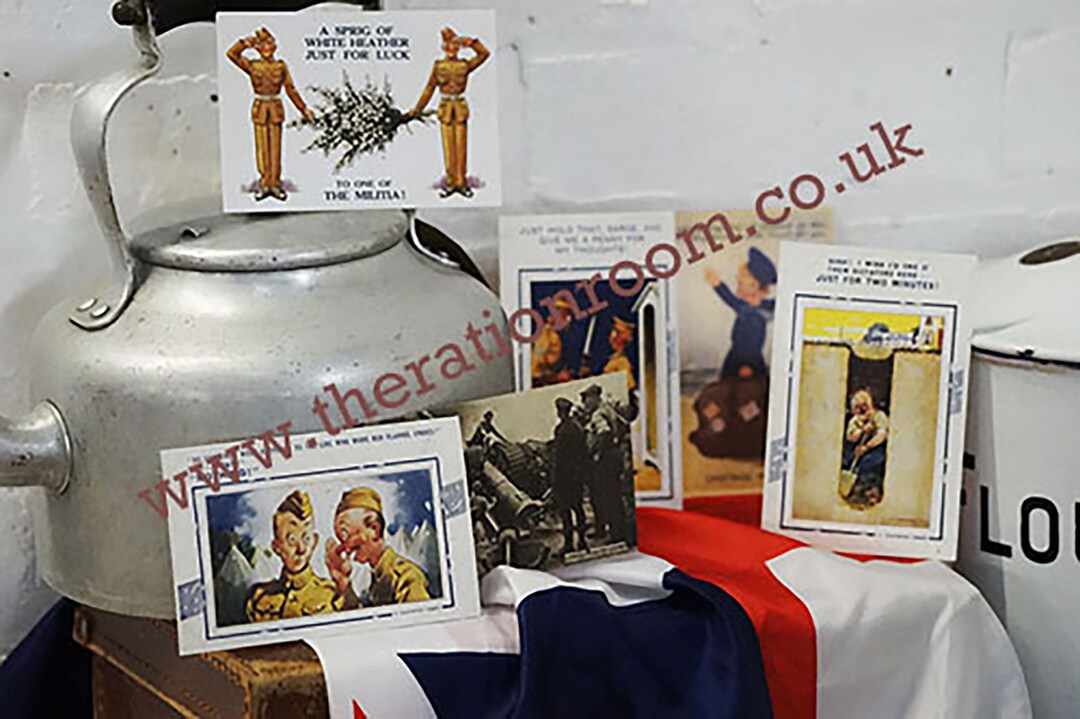 1940's-ww2-blitz REPLICA Wartime Postcard Set Fab for Re-enactment ...