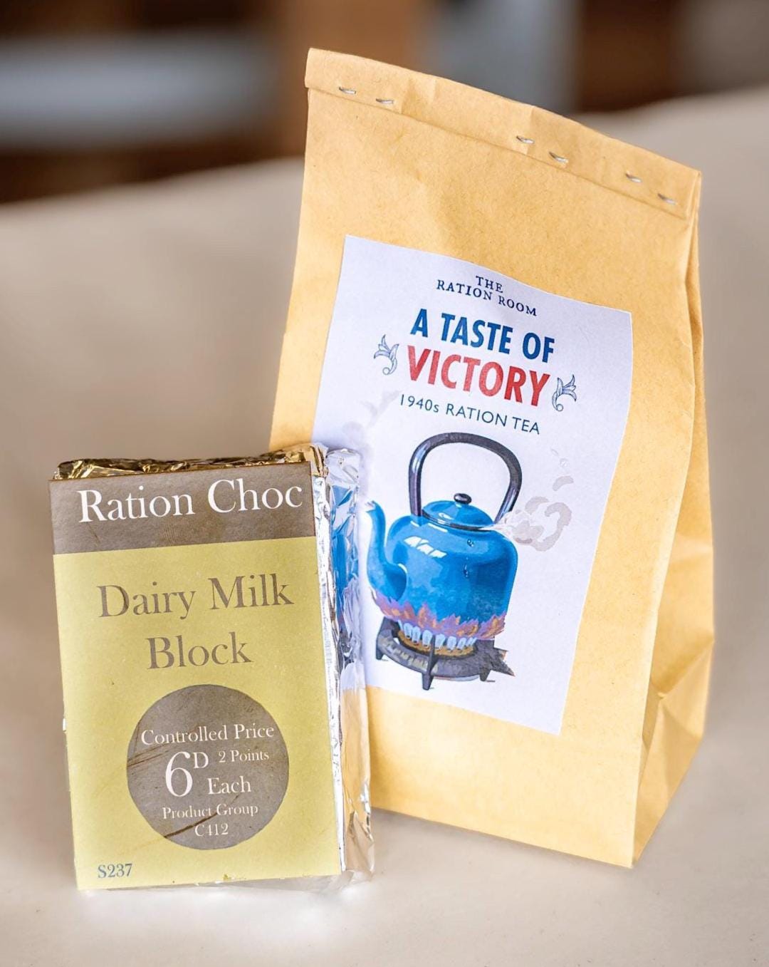 WW2 Ration Chocolate & Black Tea Gift Set – Historical Replica - Etsy