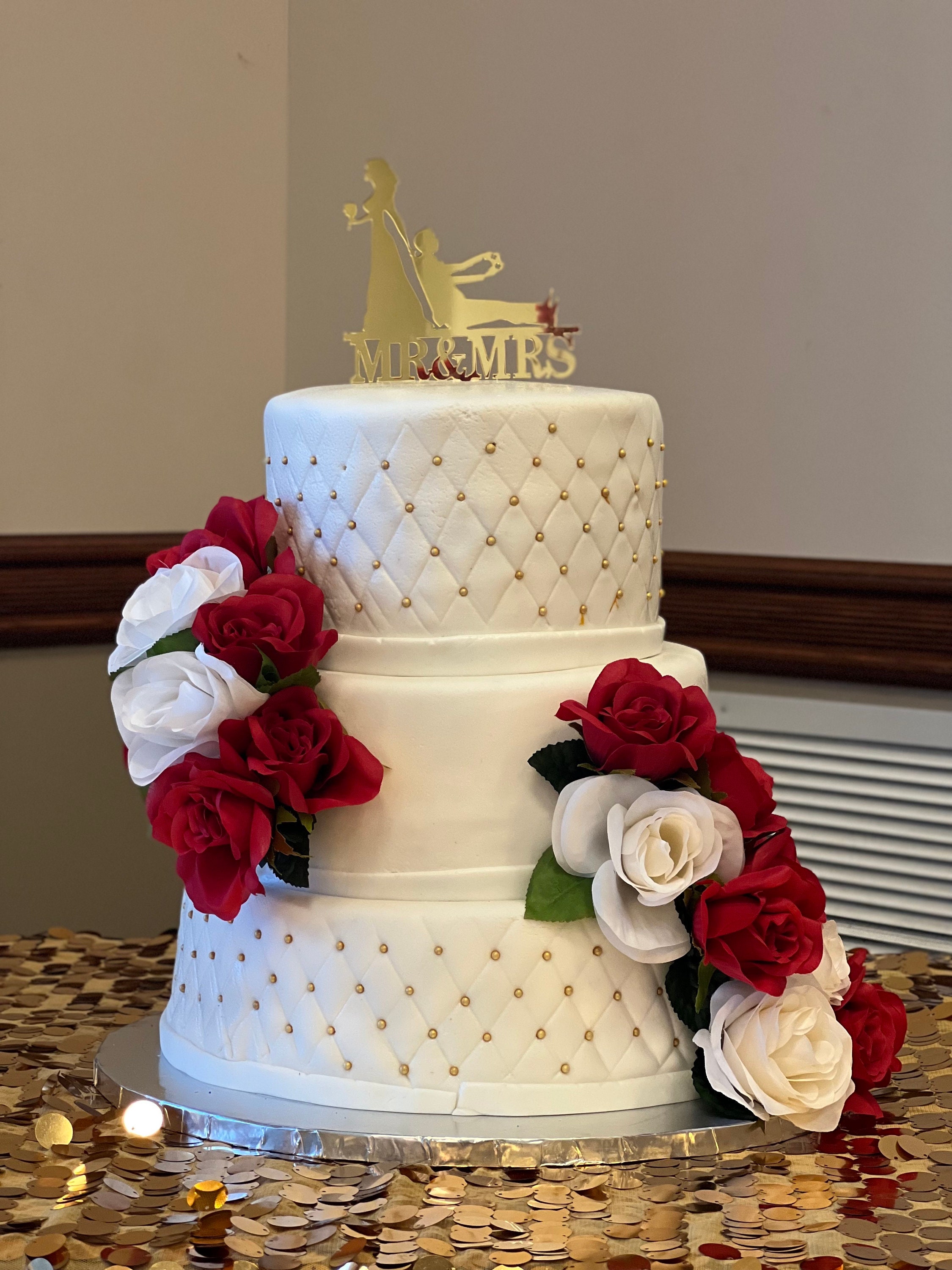 Mr & Mrs Cake Topper - Etsy