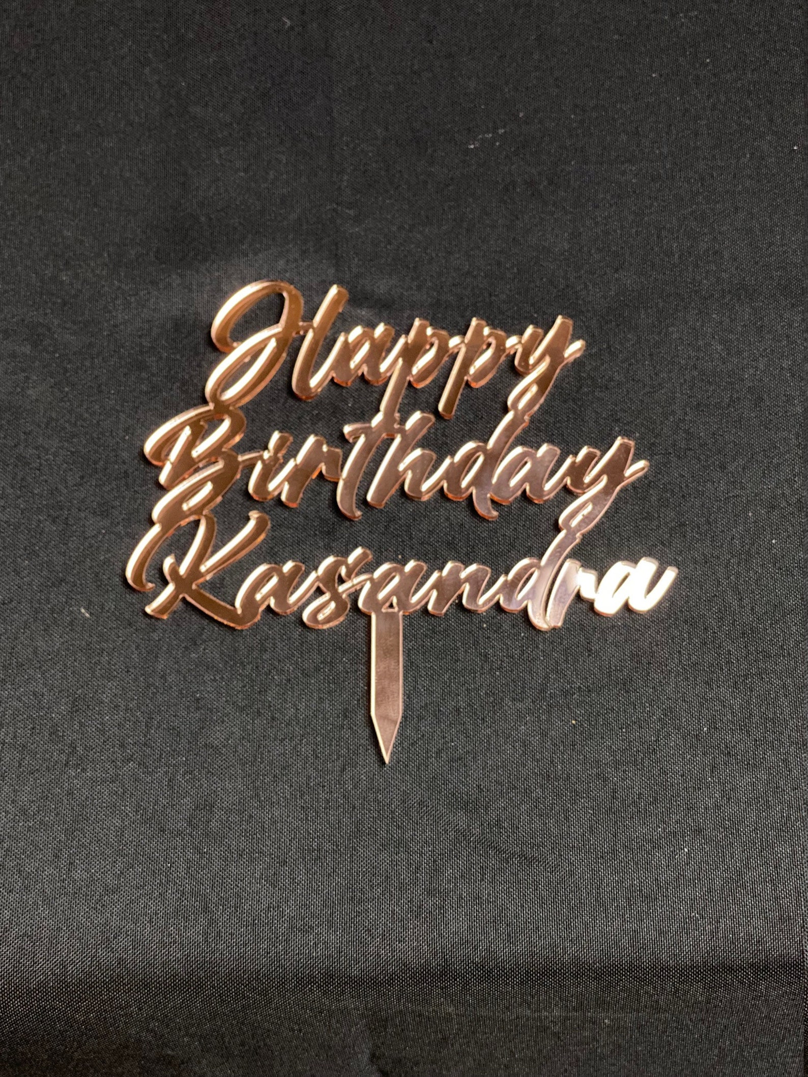 Custom Acrylic Happy Birthday Topper * Personalized* - Etsy