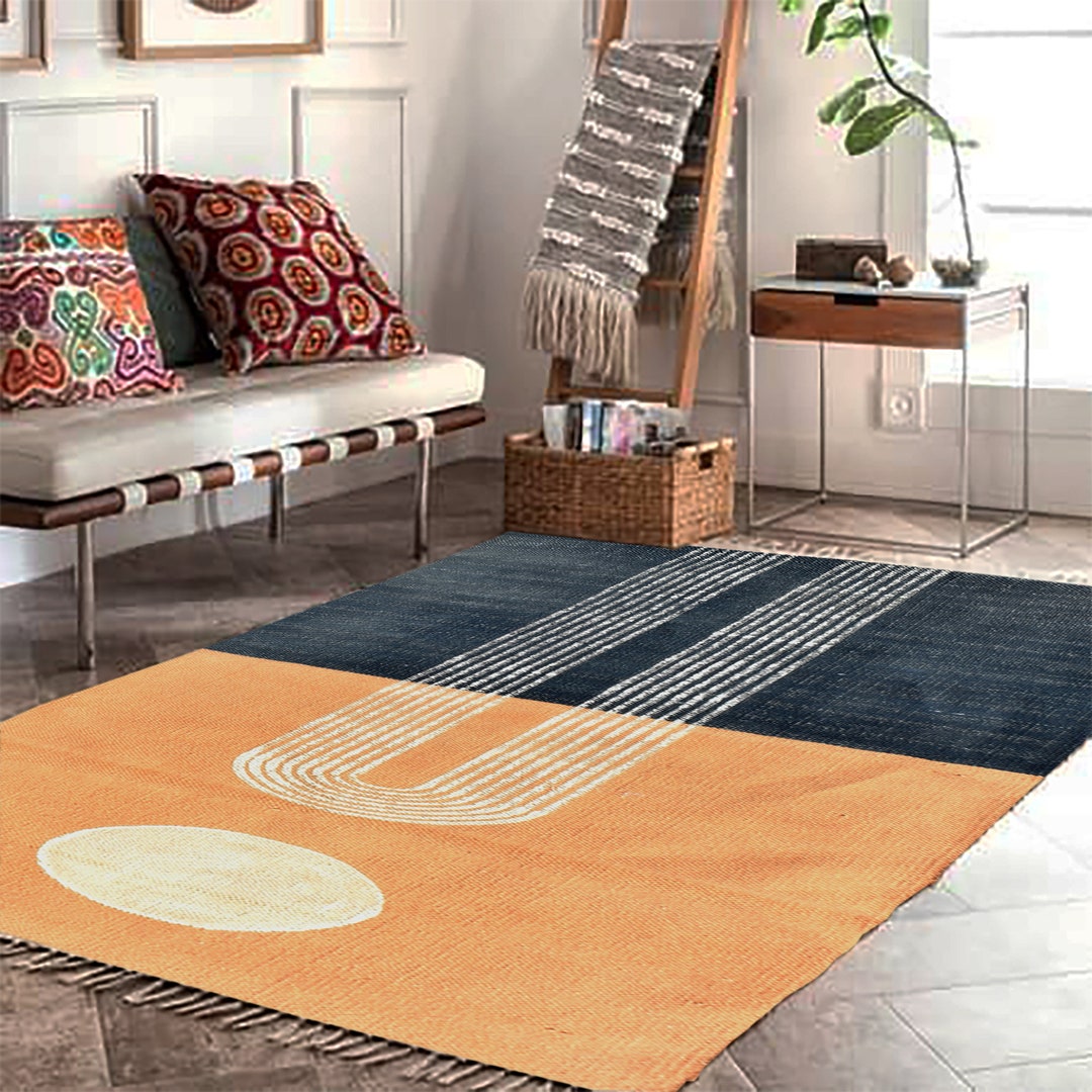 10x14 Feet Extra Large Rug Handmade Rug Bedroom Rug Farmhouse Decor Rug ...