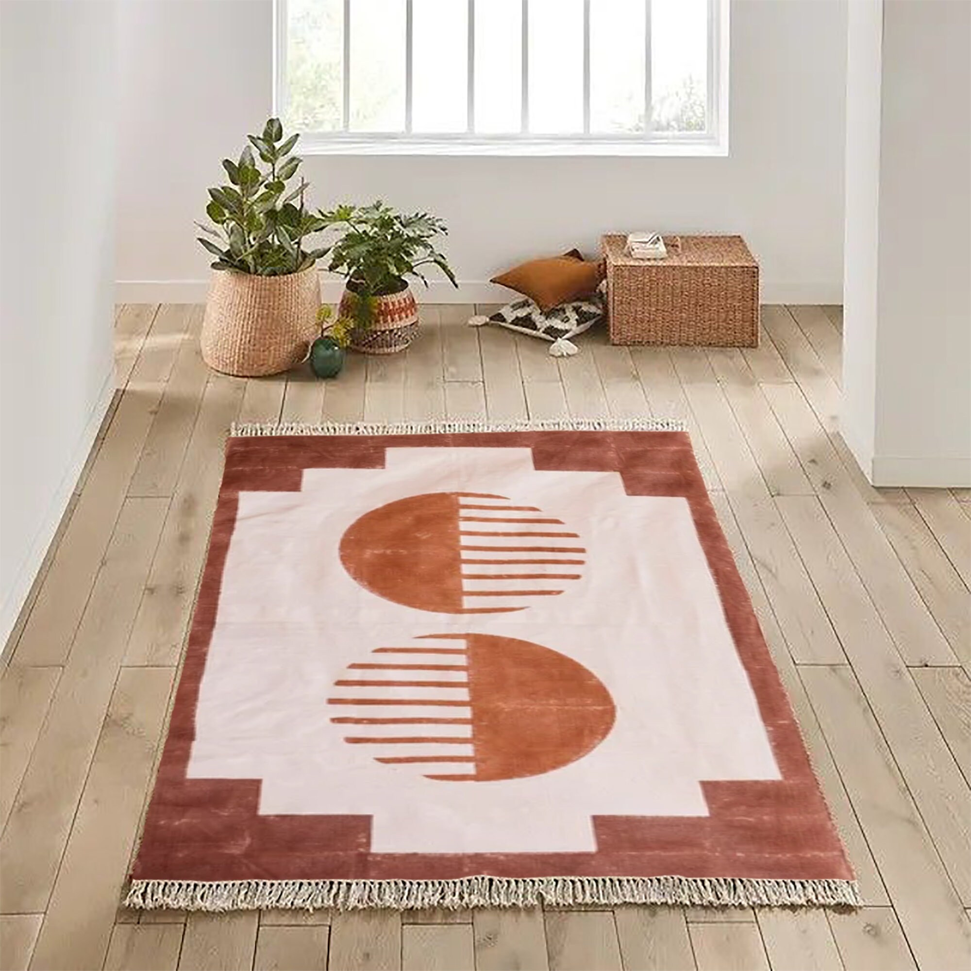 4x6 Feet Area Rug Hand Block Printed Area Rug 6x9 Feet - Etsy