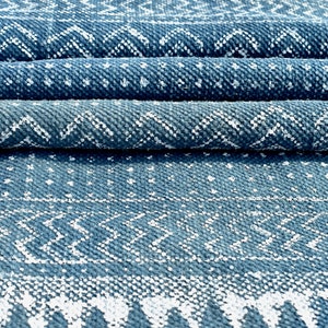 Indigo Blue Rug 3x10 4x10 Ft Handmade Cotton Rug Cotton Runner Rug ...
