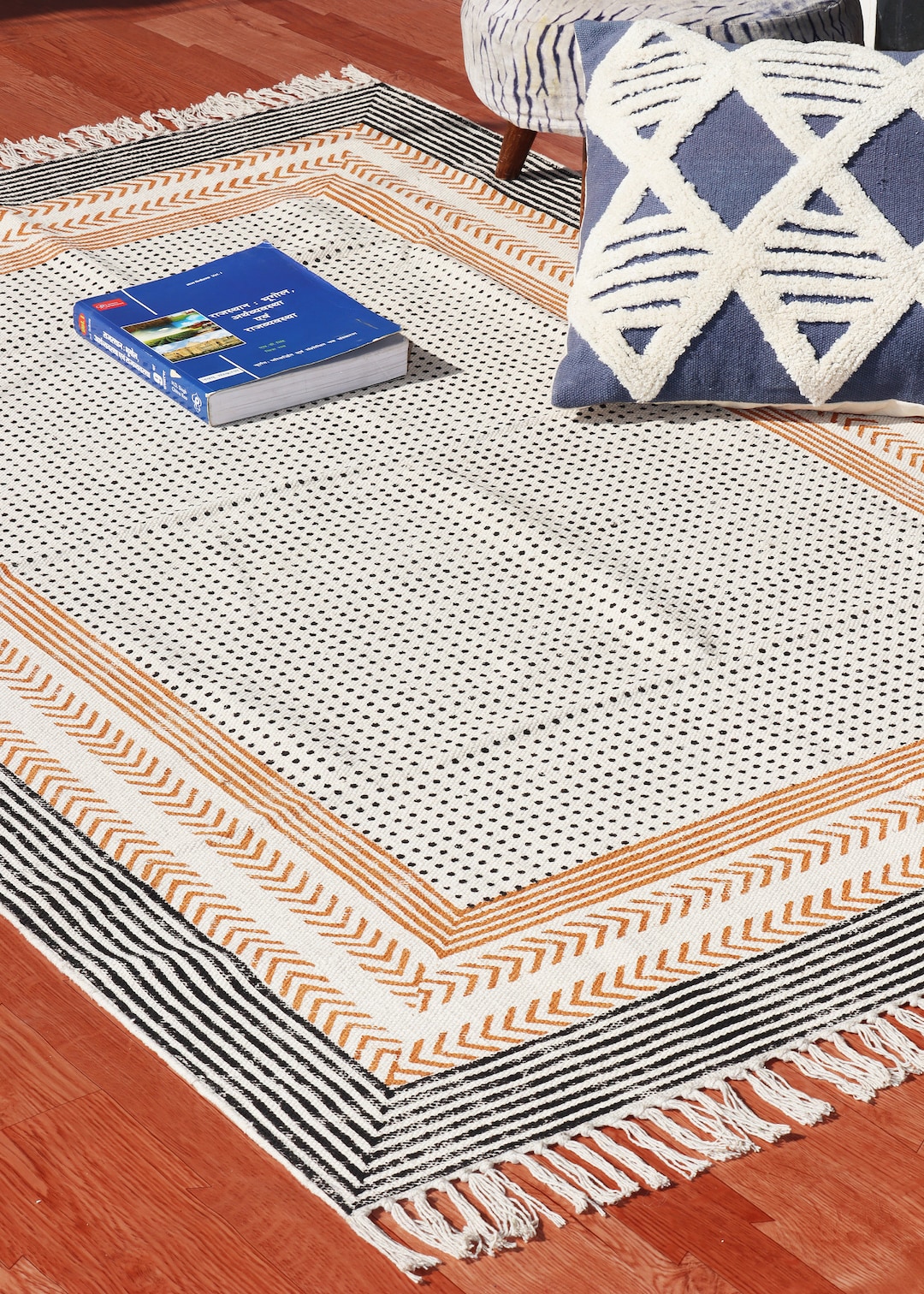 3x3 5x5 6x6 Ft Outdoor Garden Beach Yoga Rug Indian Block Printed Area ...