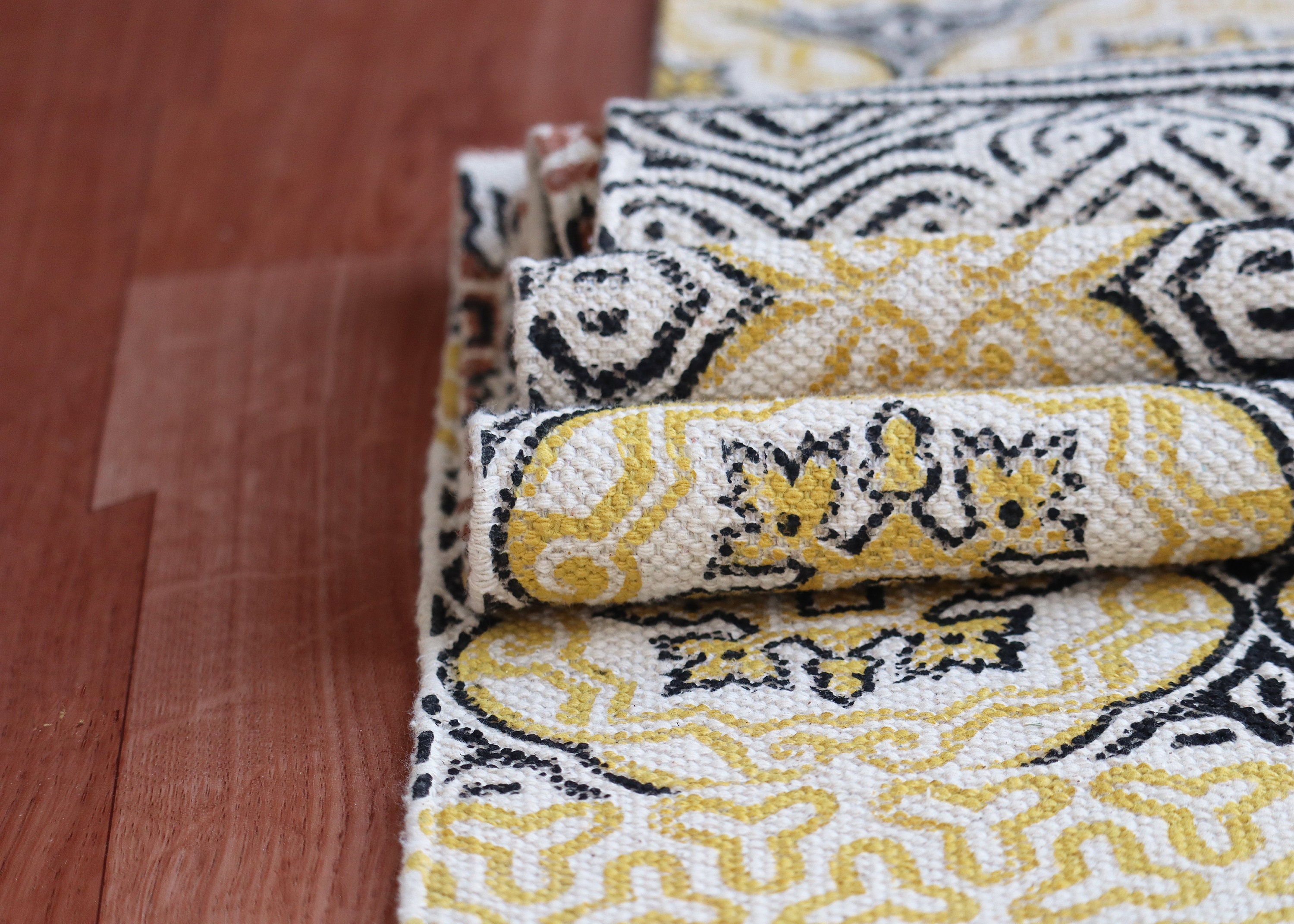 Handmade Cotton Rug, Living Room, Dining Room, Bedroom Area Rug, Boho ...