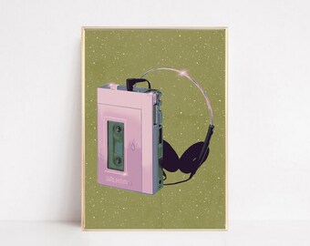 Green Walkman Poster - Etsy