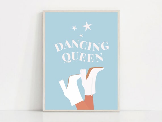Mamma Mia Print Dancing Queen Print Donna and the Dynamos - Etsy