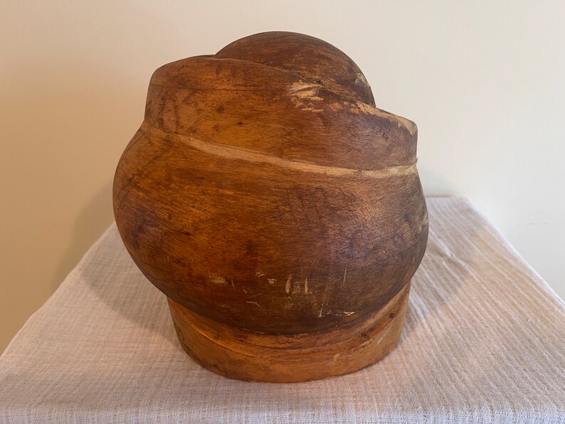 Unique Telescope Bonnet Shape Wood Block Millinery - Etsy