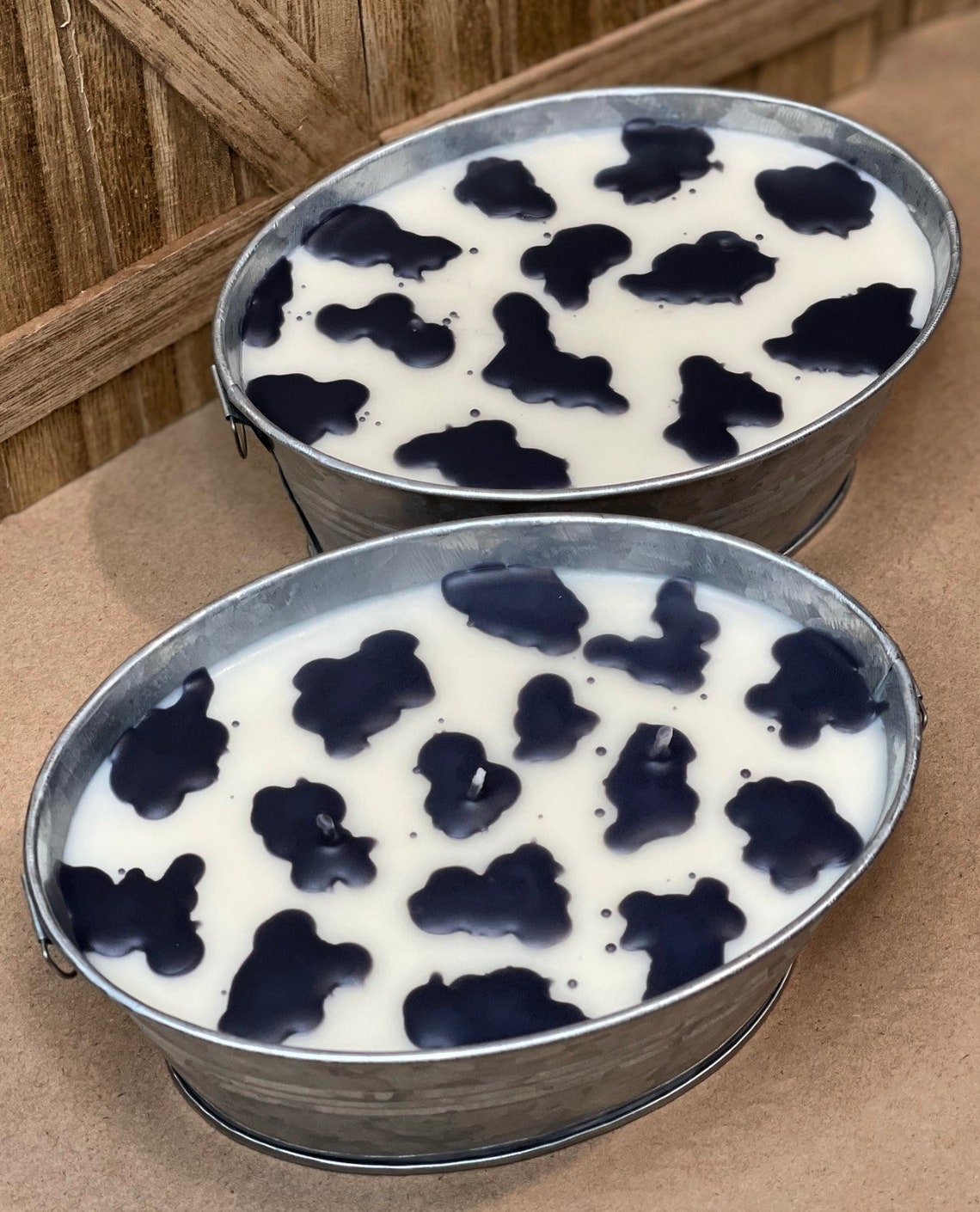 Cow Print Candle - Etsy