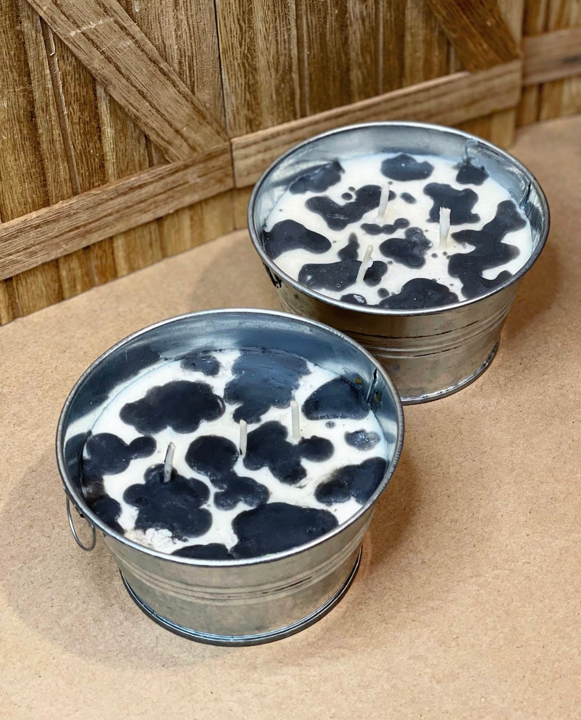 Cow Print Candle - Etsy